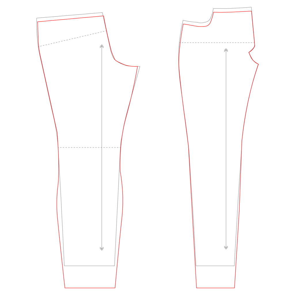 Closet Case Patterns Ginger Skinny Jeans Pattern Muslin #2 – HandmadePhD