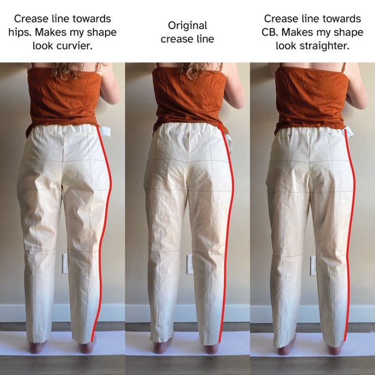 Crease Line Placement at the Hips – HandmadePhD