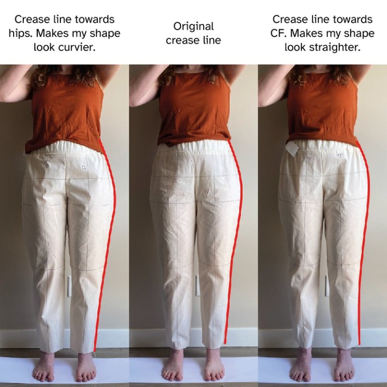 Crease Line Placement at the Hips – HandmadePhD