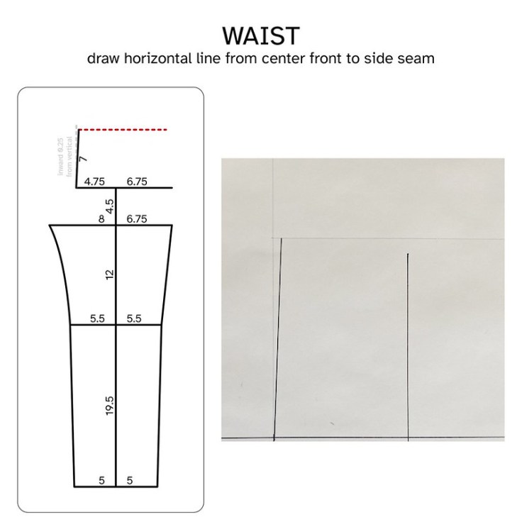 How I Draft Pants: A Basic Pattern Block – HandmadePhD