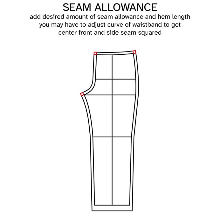 How I Draft Pants: A Basic Pattern Block – HandmadePhD