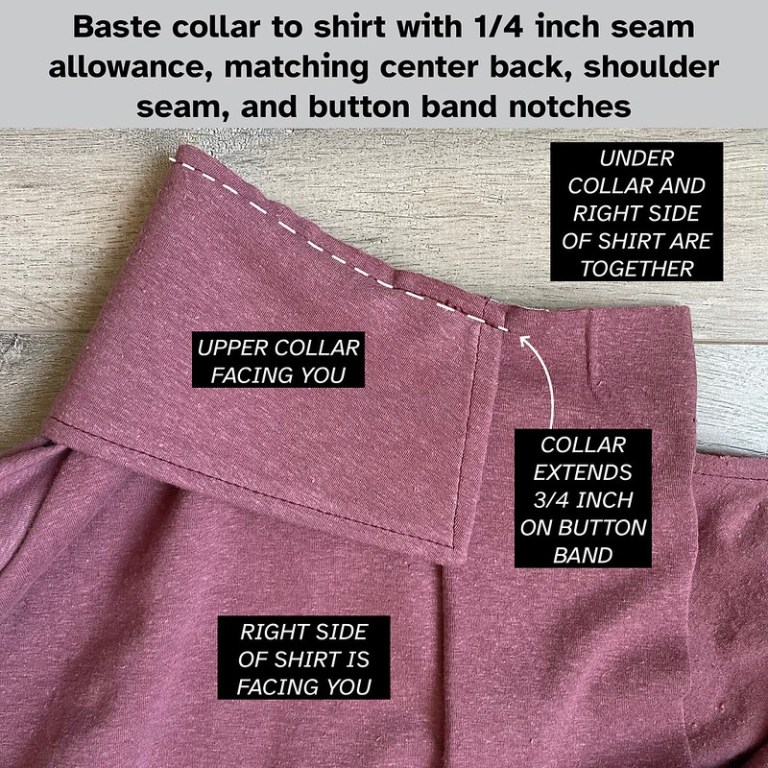 Polo Shirt Collar Tutorial – HandmadePhD