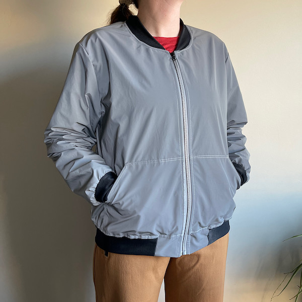 Night Vision Reflective Bomber Jacket M7637 – HandmadePhD
