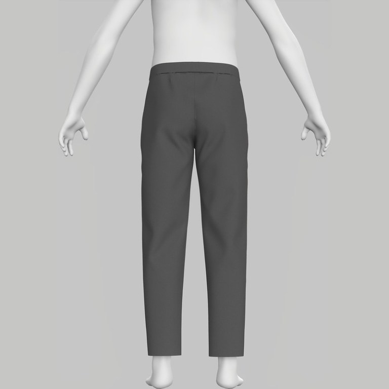 Basic Trousers with Front Dart – HandmadePhD